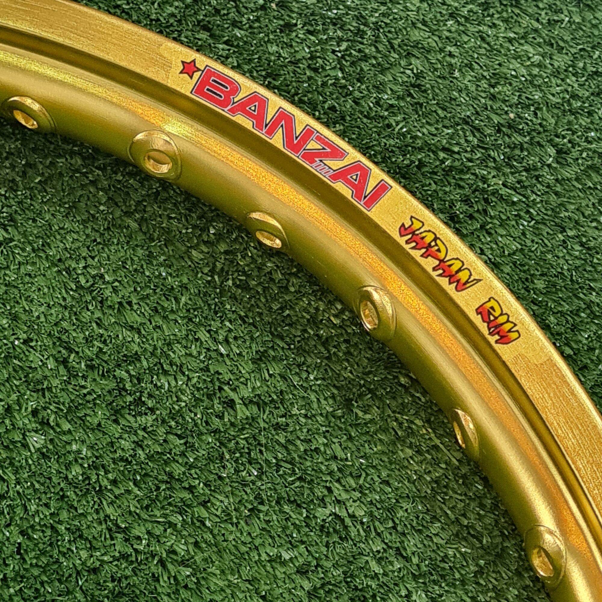 วงล้อ (BANZAI) 1.4x17 สีทองอ่อน / ราคาต่อ 1วง* | Lazada.co.th