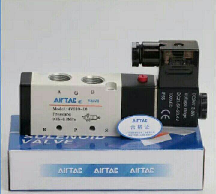 4V310-10B DC24,,4V210-08 4V110-06 (airtac) Solenoid Valve (5/2 way) - ร้าน พฤกษา นิวเมติก ...