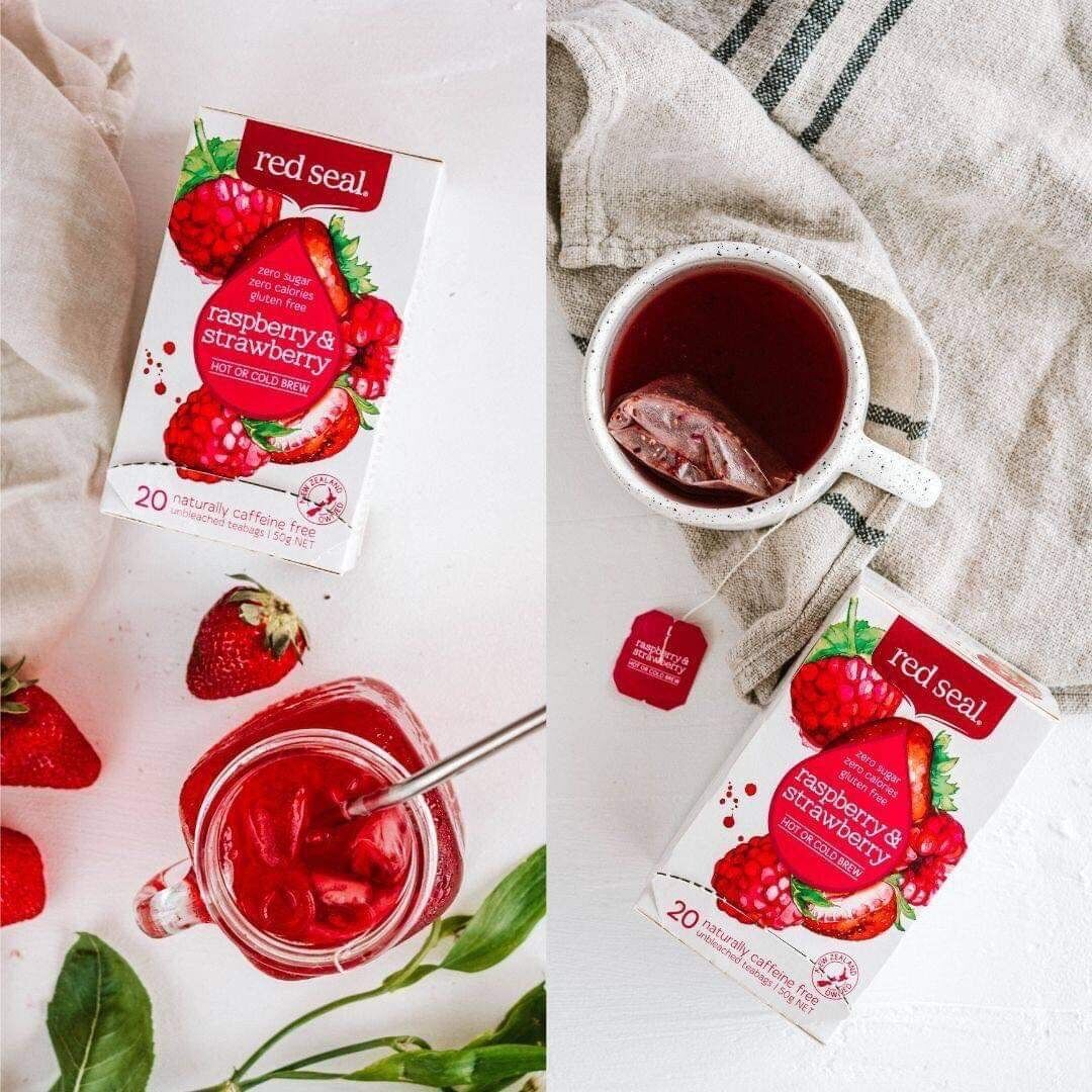 ชาผลไม้ Cold Infuse Water แบรนด์ Red seal รส Strawberry Raspberry และ ...