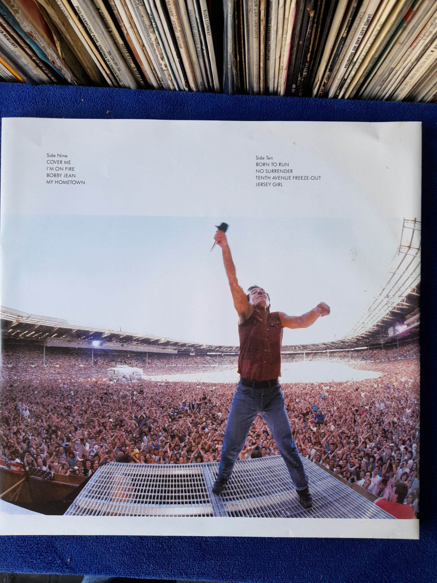 LP BOX8, BRUCE SPRINGSTEEN&THE E STREET BAND LIVE/1975-85 แผ่นต้นฉบับ ...