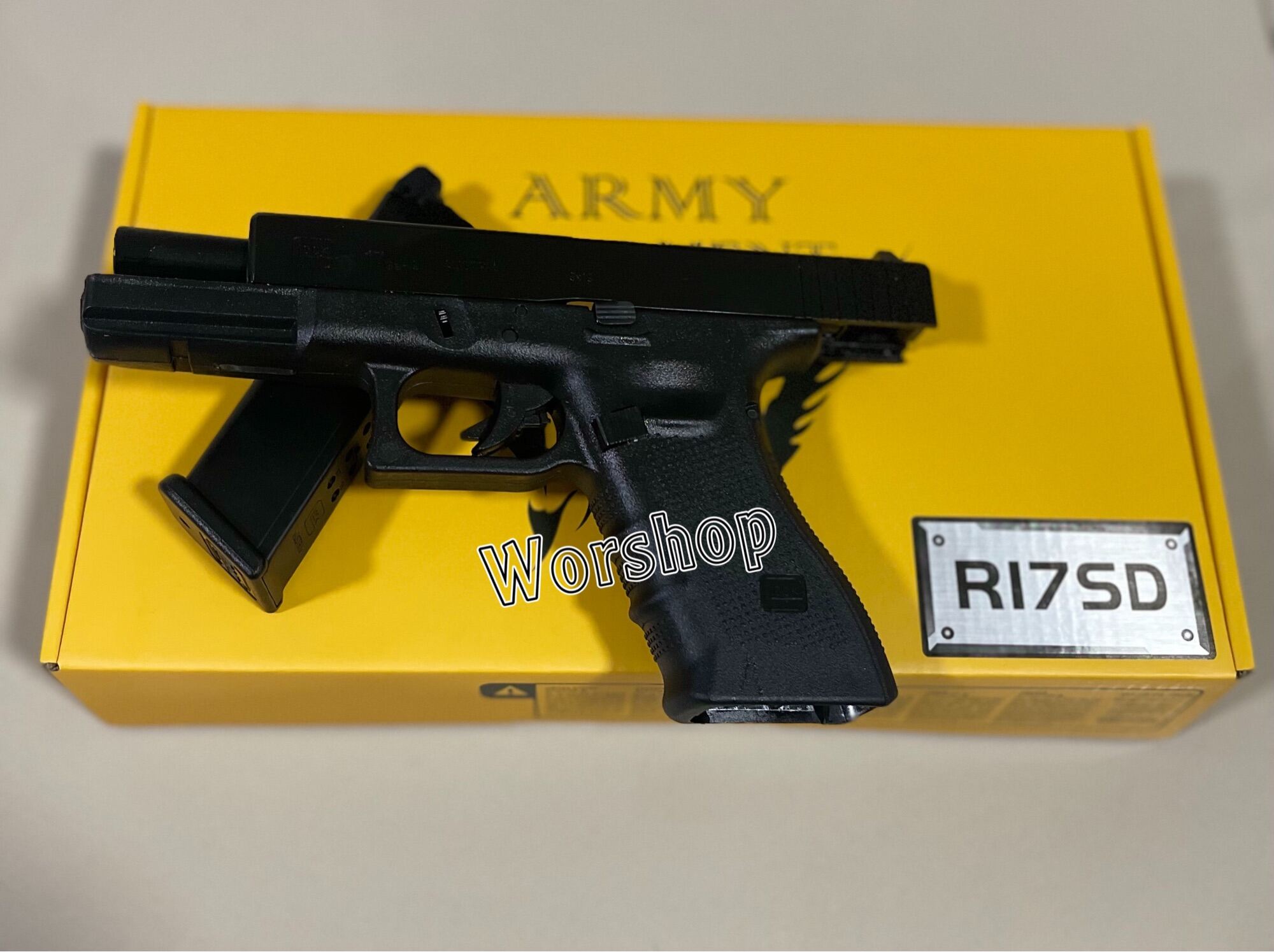 ปืนบีบีกัน รุ่น Army R17 SD : สีดำ แถมฟรี อุปกรณ์พร้อมเล่น มือ1 ...
