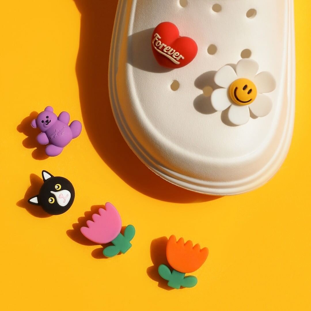 ( พร้อมส่ง ) Wiggle Wiggle Silicone Charm ( mini ) Set 6 pcs ตัวติด ...