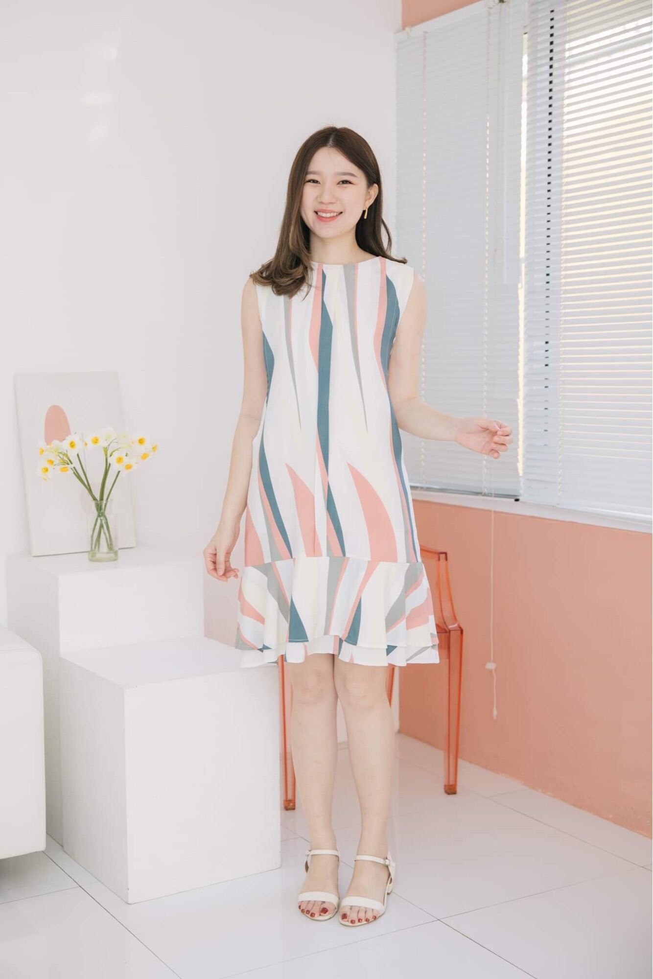 Mommade-เดรสให้นม ชุดให้นม Pastel Layer Dress - ชุดให้นมmommadeshop - ThaiPick