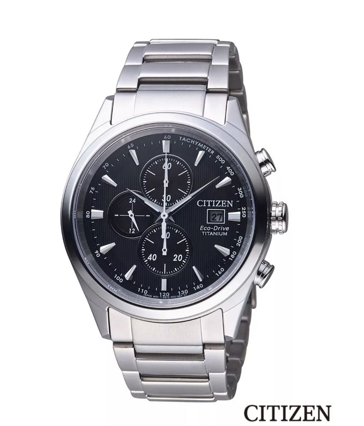 Citizen Mens Eco-drive Titanium WR100 Watch CA0650-82F | Lazada.co.th