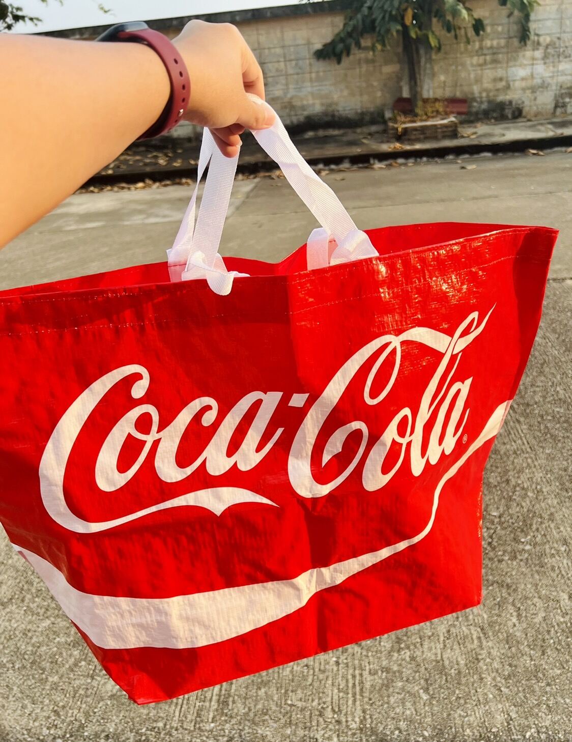 Coca-Cola’s Tote Bag ถุงกระสอบโค้กใบใหญ่จุใจ set2ใบ2สี - Na Na Premium ...
