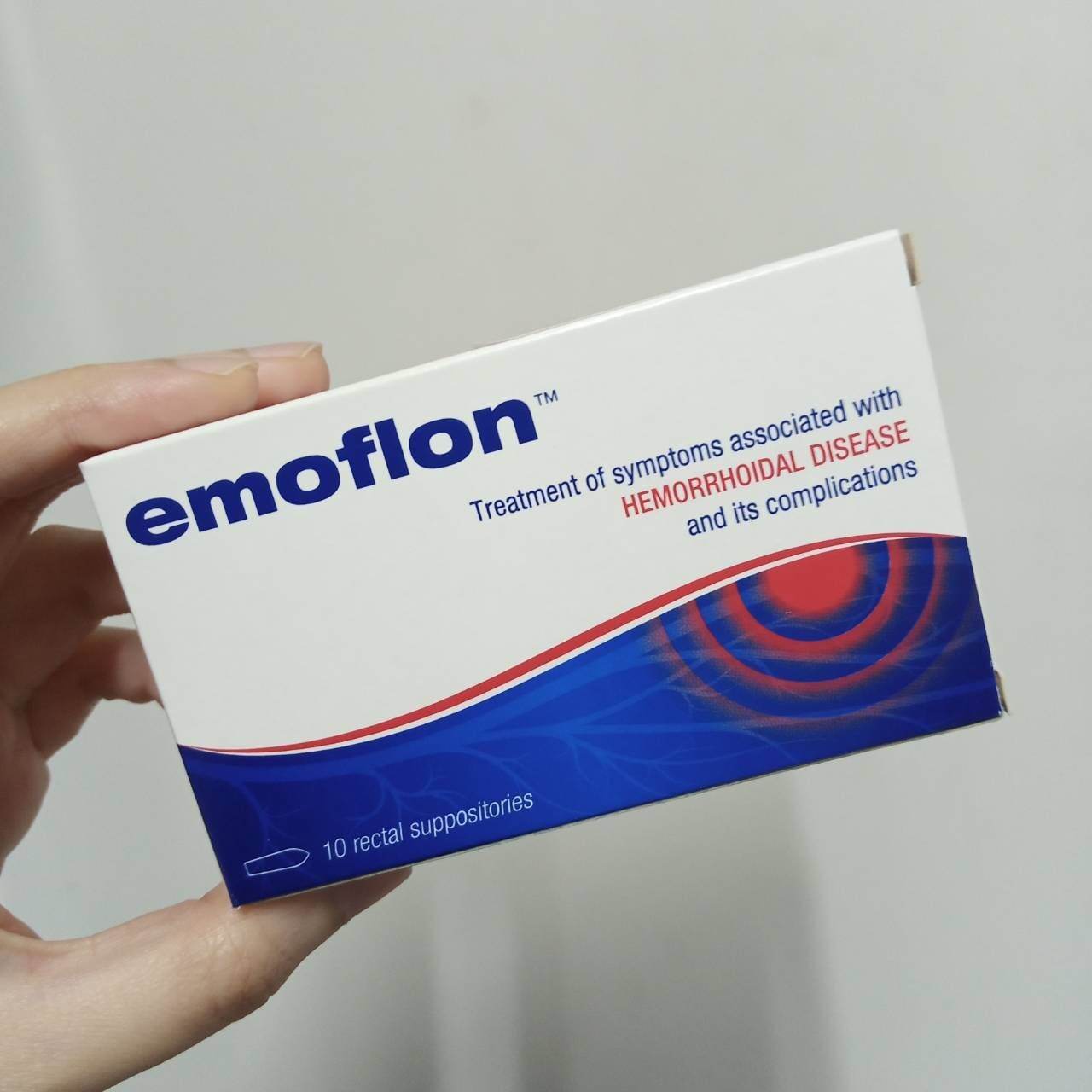 (ส่งฟรี) พร้อมส่ง Emoflon อีโมฟลอน (ชนิดเหน็บ/ขี้ผึ้งทา) ริดสีดวงทวาร ...
