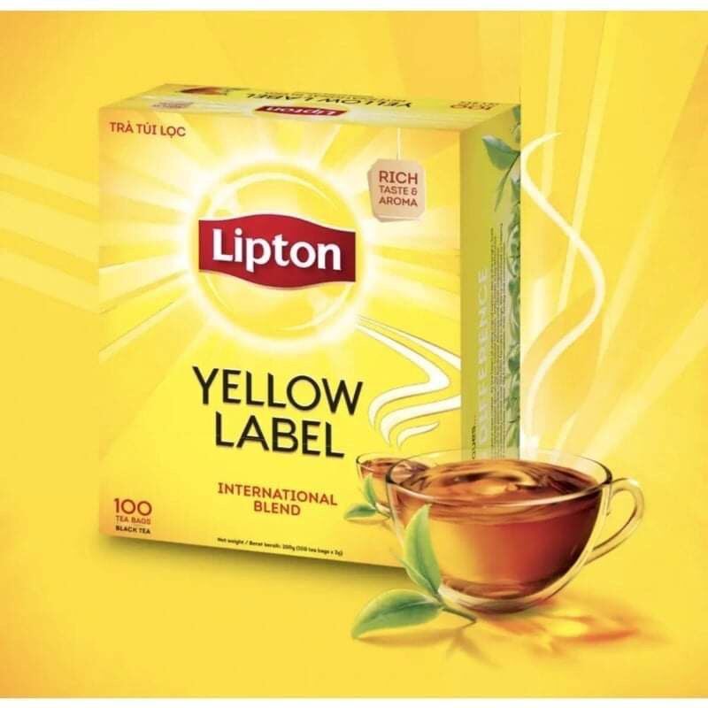 [พร้อมส่ง] LIPTON YELLOW LABEL TEA ลิปตัน ชาผงชนิดซอง ฉลากสีเหลือง 25 / ...