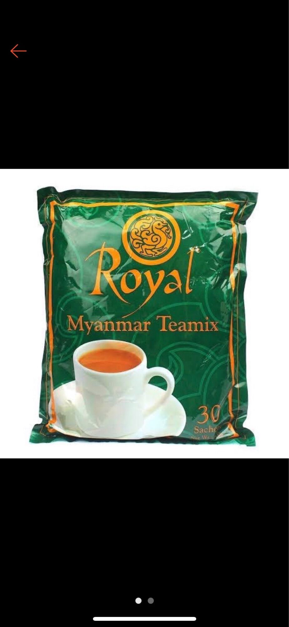 พร้อมส่ง Royal Myanmar tea mix ชานมพม่า 3in1 แพ้คละ30ซอง ของผลิตล็อต ...