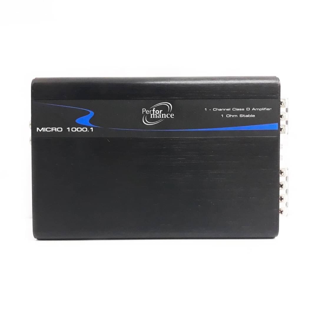 เพาเวอร์แอมป์ติดรถยนต์ดีๆแรงๆ PERFORMANCE รุ่น MICRO-1000.1 CLASS D ...