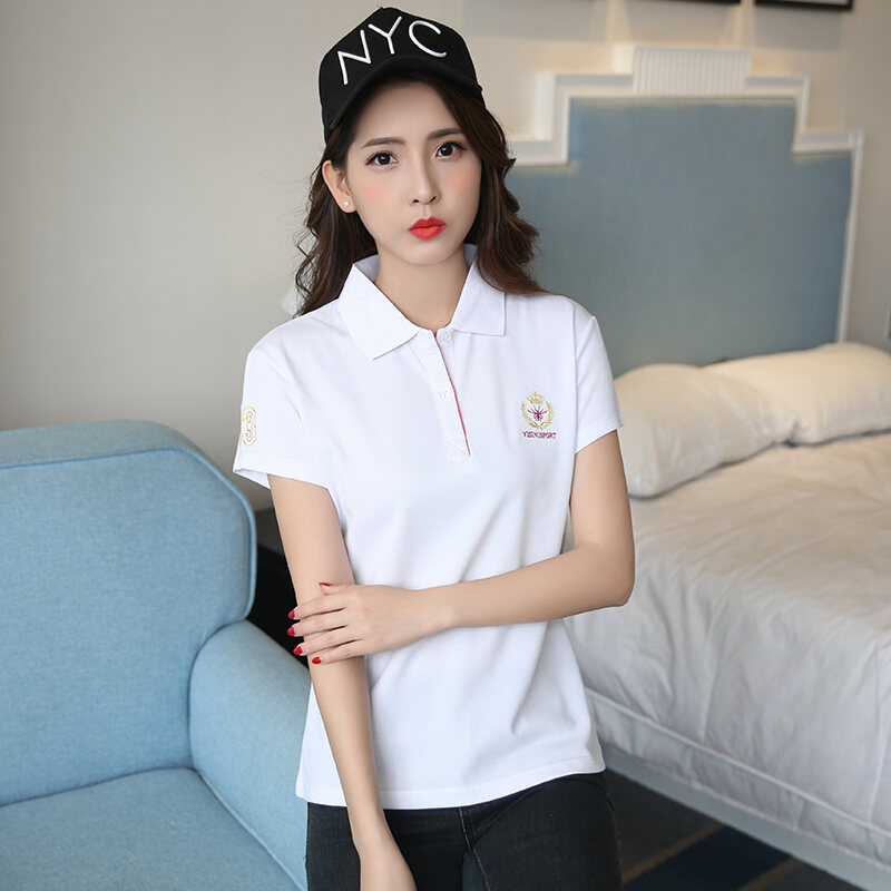 สำหรับฤดูร้อน2019แฟชั่นใหม่ลำลองคอปกแขนสั้นเสื้อสลิมคอปกเสื้อโปโลเสื้อยืดนำ Polo เสื้อ - Taobao ...