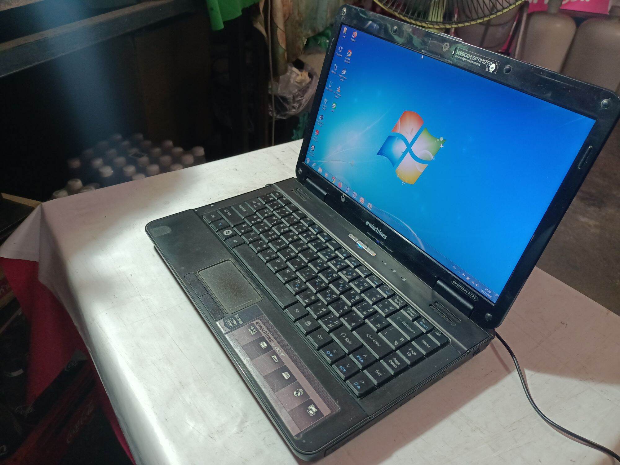emachine by acer D725 โน้ตบุ้คมือสองPentiun T4200 Ram3 HD250 จอดีมีไบร้ ...