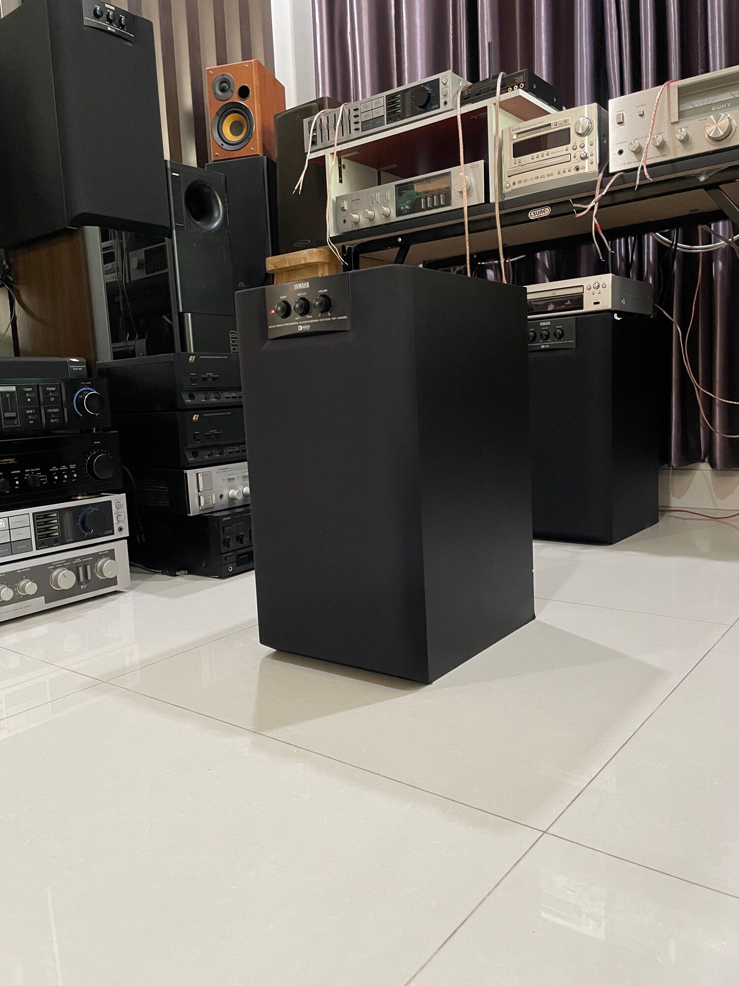 YAMAHA YST-SW80 60W. 8 นิ้ว Ac 100V.เครื่องเสียงญี่ปุ่น - VA audio ...