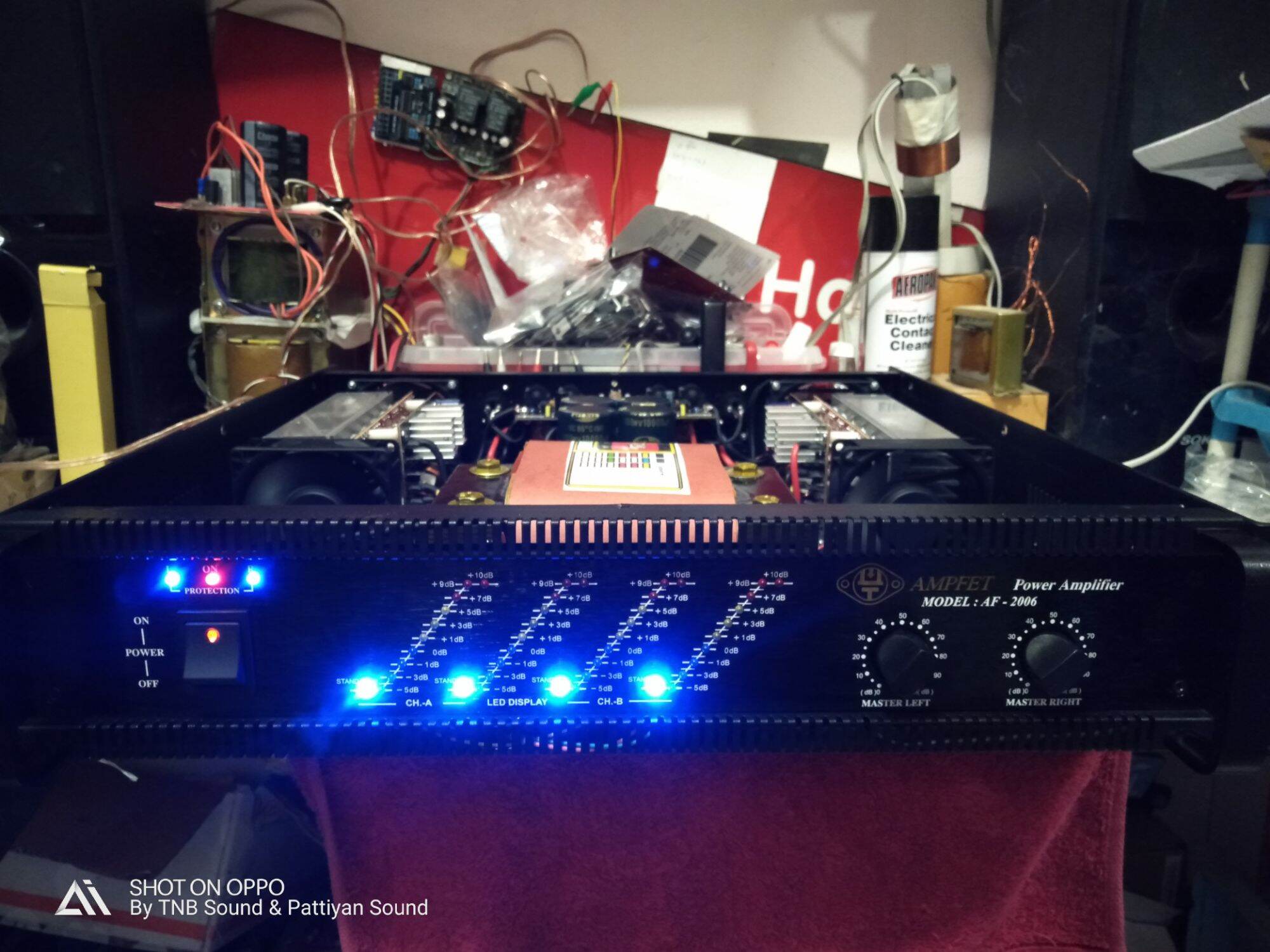 เพาเวอร์แอมป์ TNB-1000₩ (หน้าไฟเฉียง) - pattiyan music & sound system ...