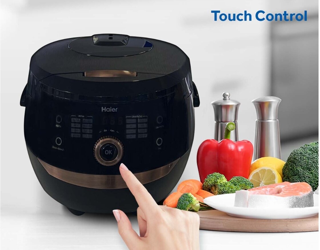 หม้อหุงข้าว Haier Rice Cooker HRC-E11805B ระบบดิจิตอล Homemade Yogurt ...