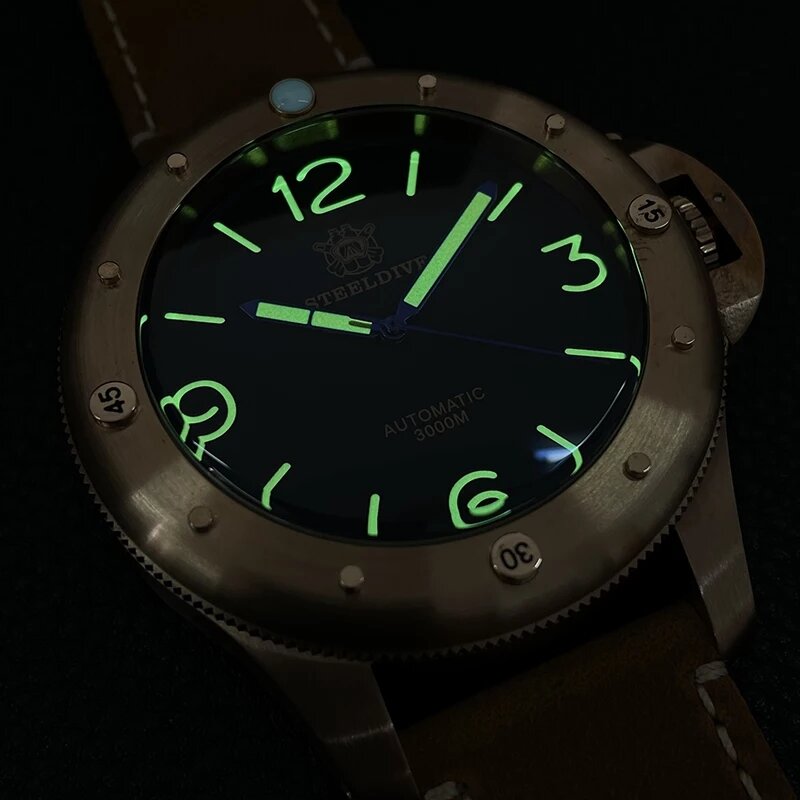 SteelDive 1951S Automatic NH35 Diver BIG SIZE 60mm watch - Luxury ...