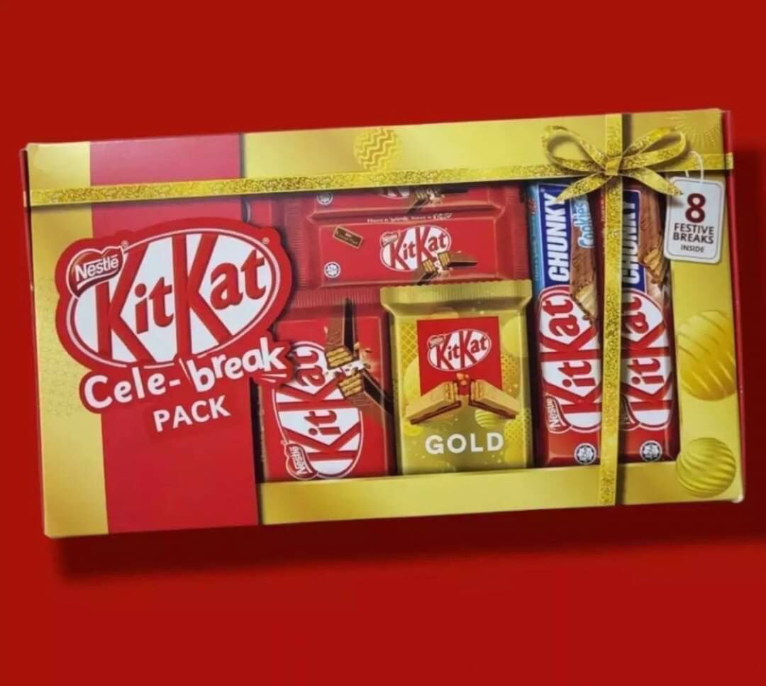 🎁 Kitkat cele-break pack 🎁 เซ็ทของขวัญช็อคโกแลตคิทแคท | Lazada.co.th