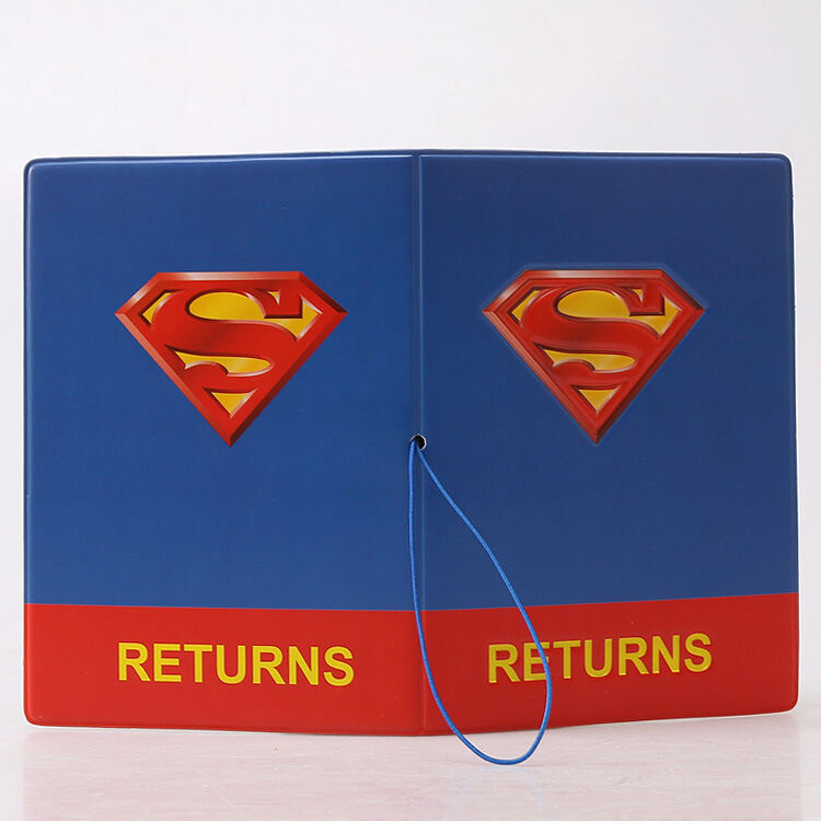 Wei Man กระเป๋าใส่หนังสือเดินทางลายการ์ตูนซูเปอร์ฮีโร่กระเป๋าใส่หนังสือ ...