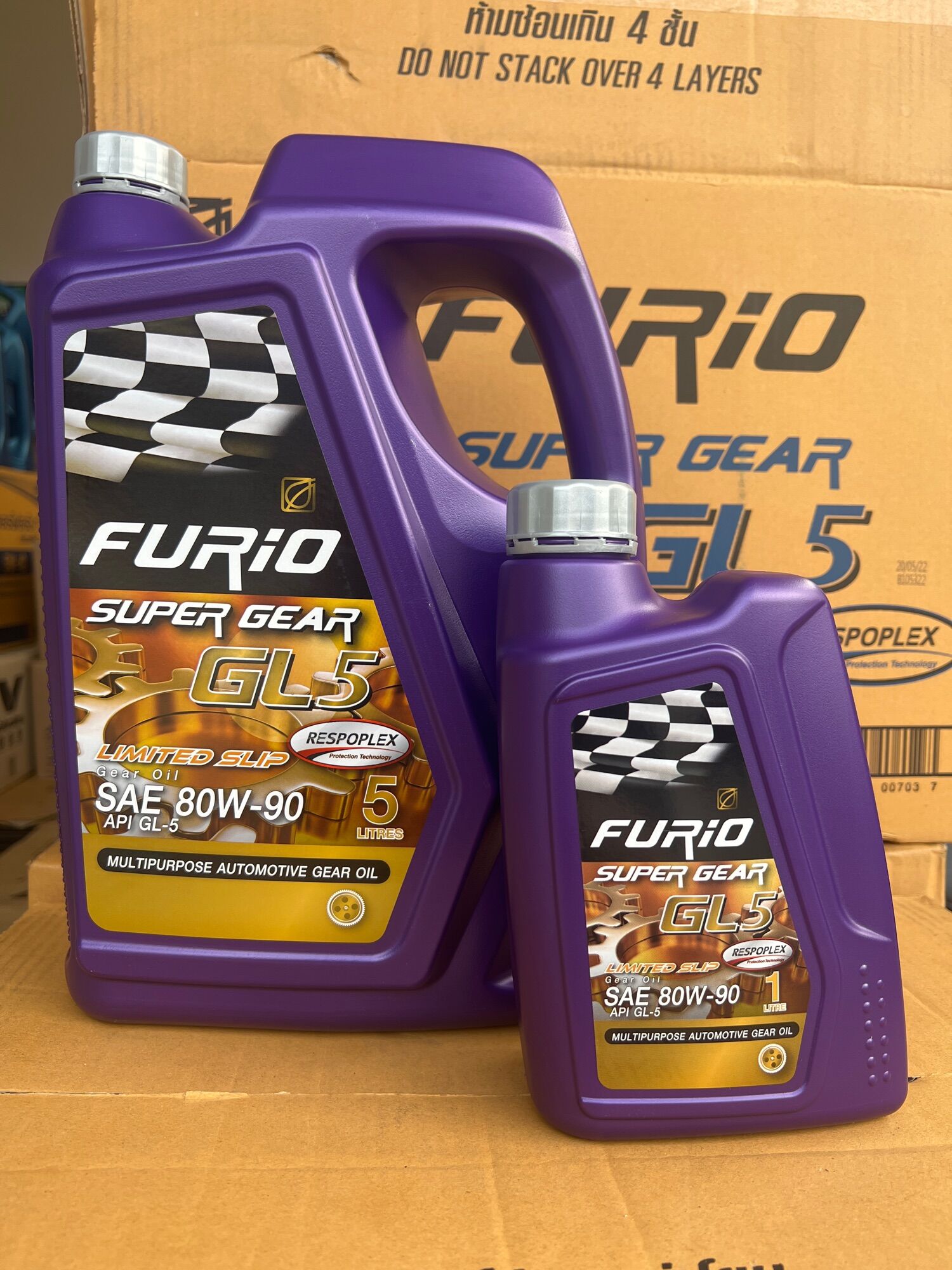 น้ำมันเกียร์ธรรมดาและ เฟืองท้าย furio super gear limited slip gear oil ...