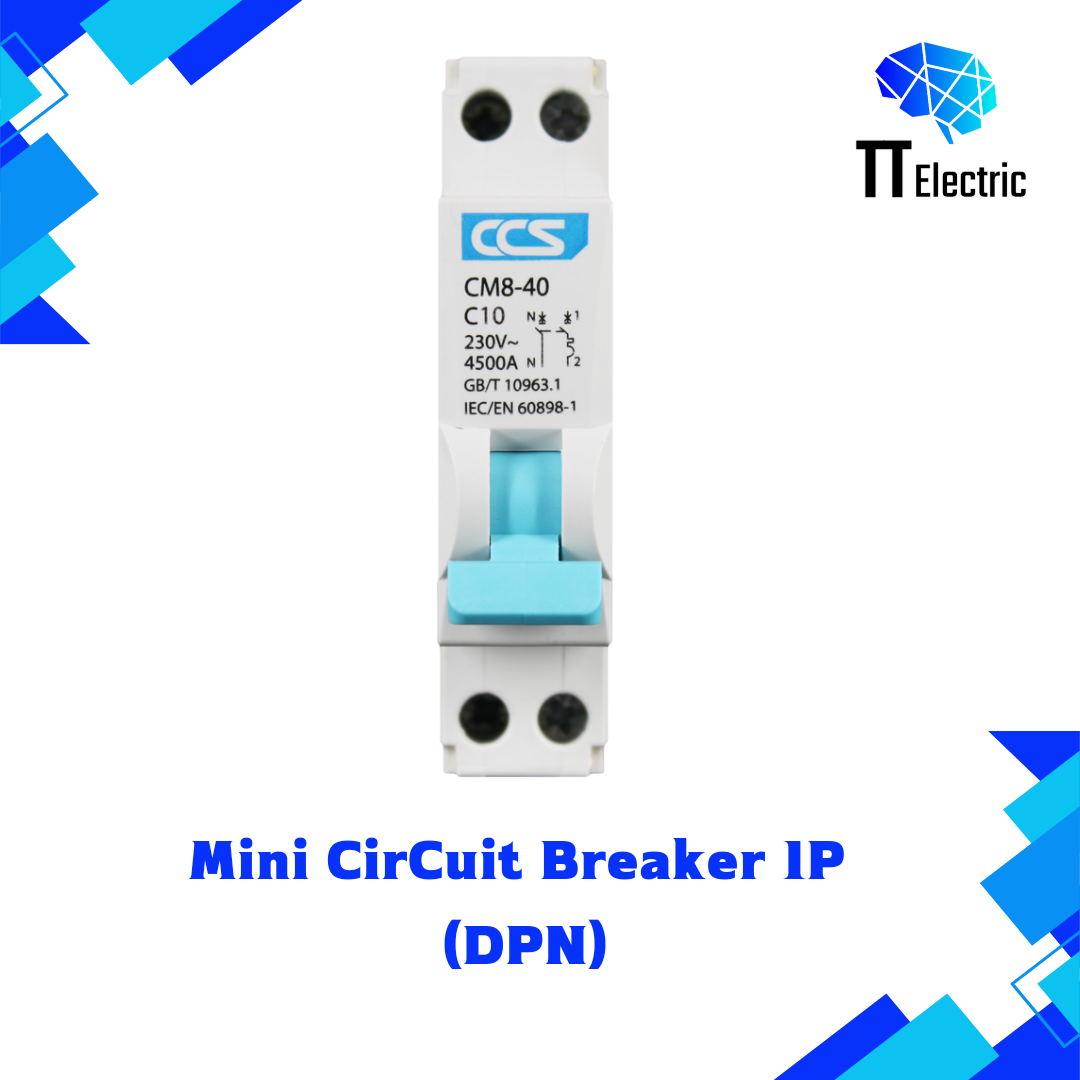 มินิเซอร์กิตเบรกเกอร์ DPN (Mini CirCuit Breaker 1P-DPN) แบรนด์ CCS | Lazada.co.th