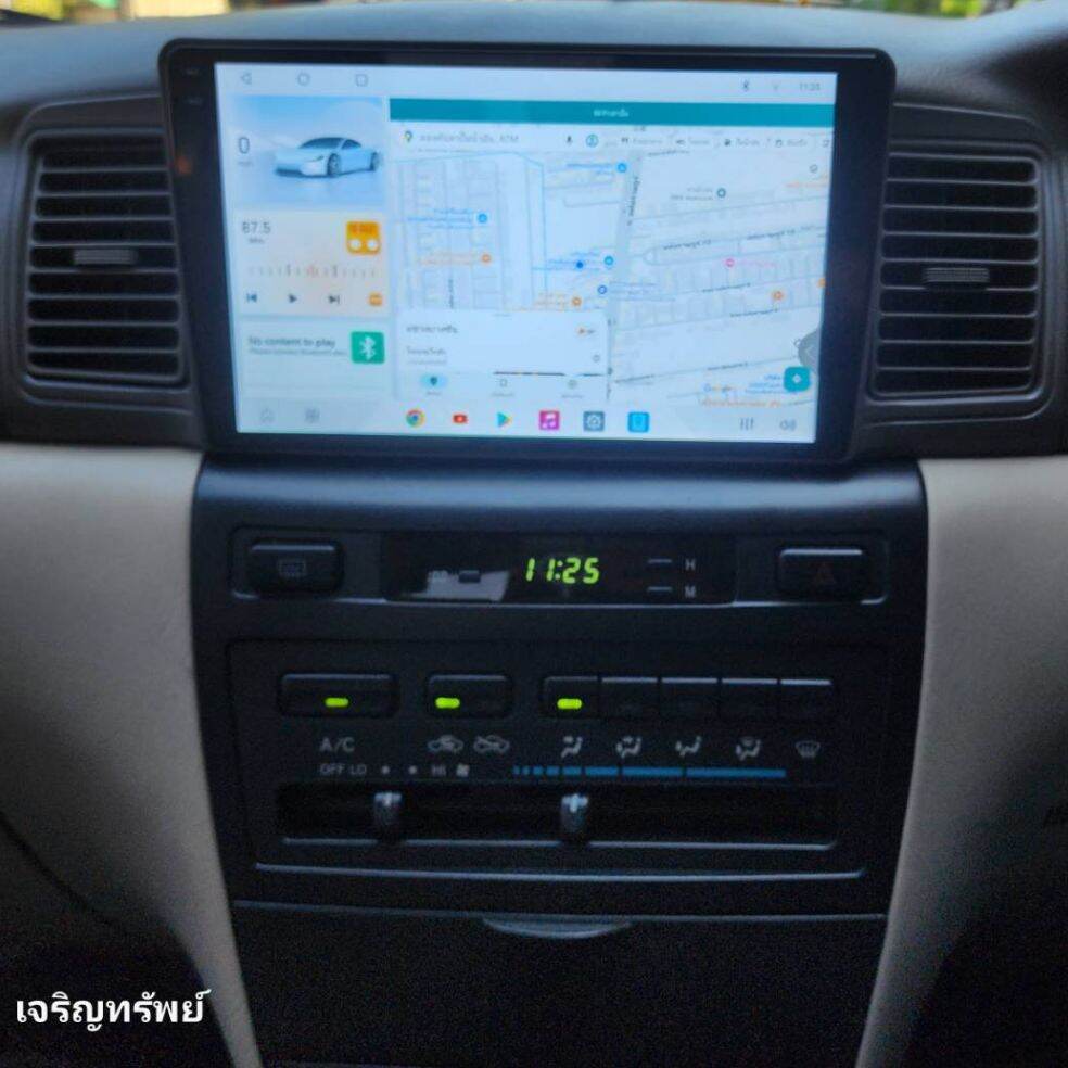 จอแอนดอยร 9 นิ้ว ALPHA COUSTIC TQ9 2K RAM 4 GB ROM 64 GB ANDROID 13 Ver ...