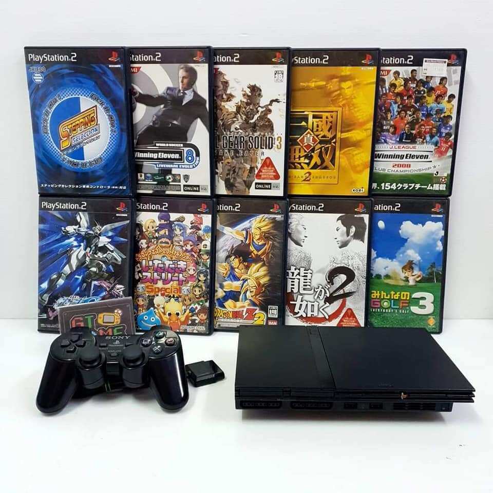 Sony Ps2 Slim SCPH-70000 NTSC-J JAPAN แท้ ครบชุดพร้อมเล่นไฟไทย Ps2 Slim ...