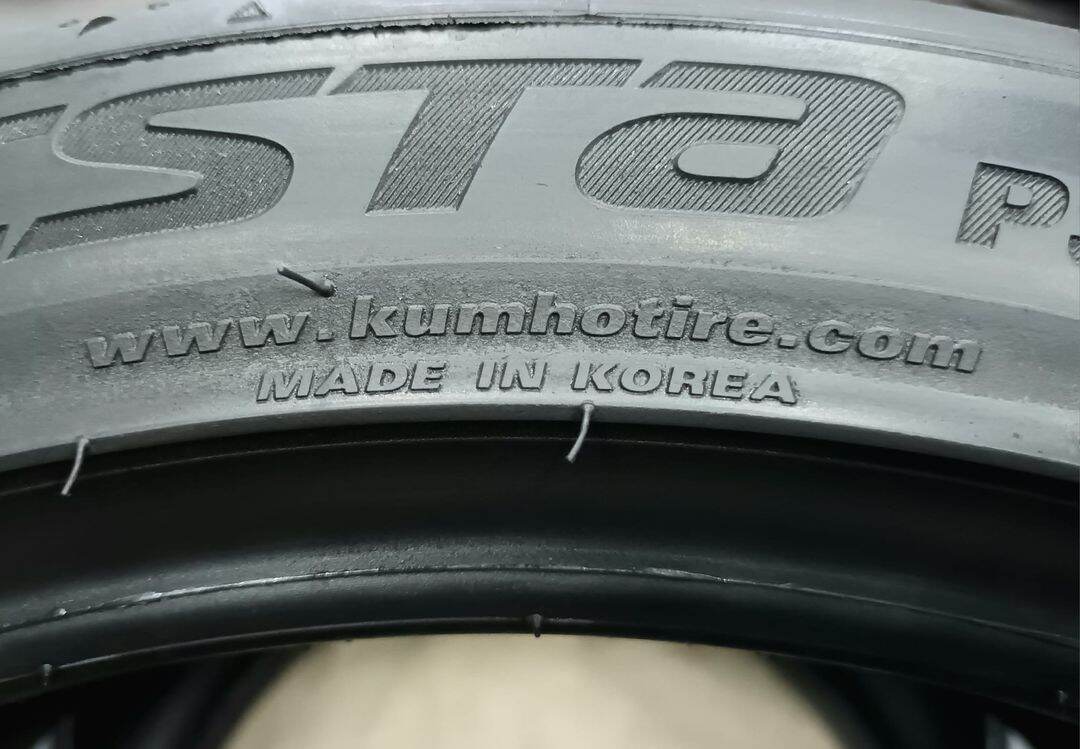 มี 2 เส้นค่ะ ยางใหม่ค้างปี 27535R18 Kumho Ecsta PS91 ผลิตปี 2020 ประกัน ...