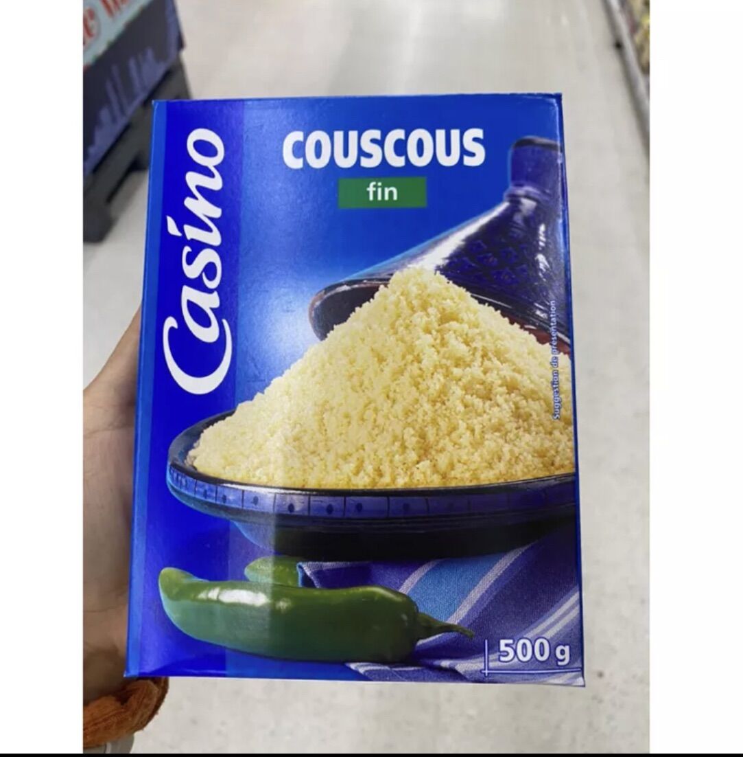 Couscous Fin ( Casino Brand ) 500 G. ข้าวคูสคูส บดละเอียด ( ตรา คาสิโน ...
