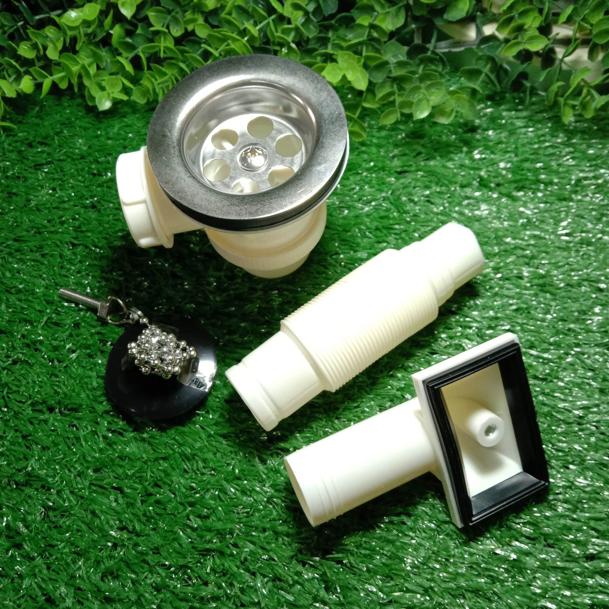 DONMARK สะดือซิงค์ล้างจาน สะดือA รุ่นมีรูน้ำล้น เกลียว 2" มาตรฐาน รุ่น COR-01A | Lazada.co.th