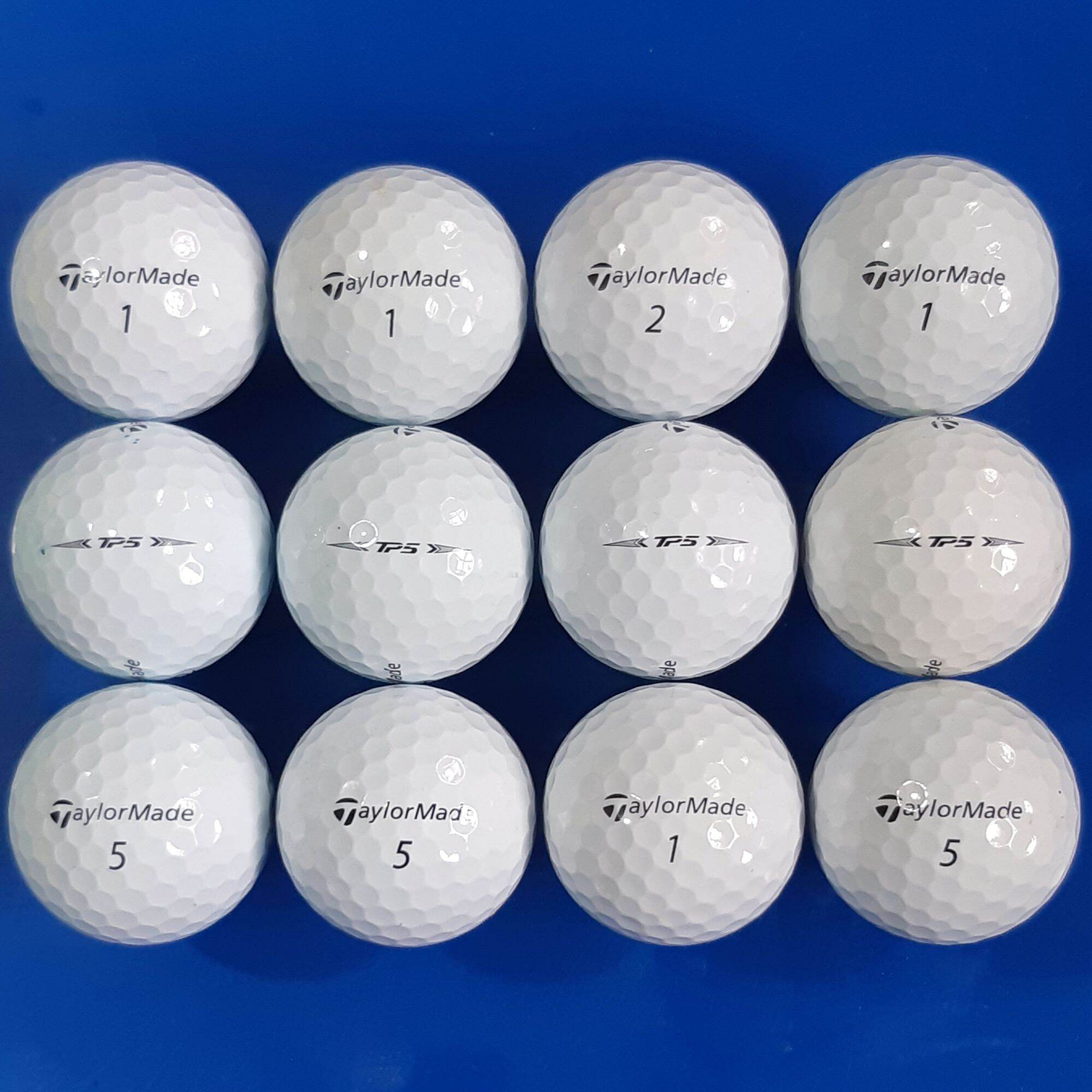 ลูกกอล์ฟ 90%+ TaylorMade รุ่น TP5, TP3 (12 balls) | Lazada.co.th