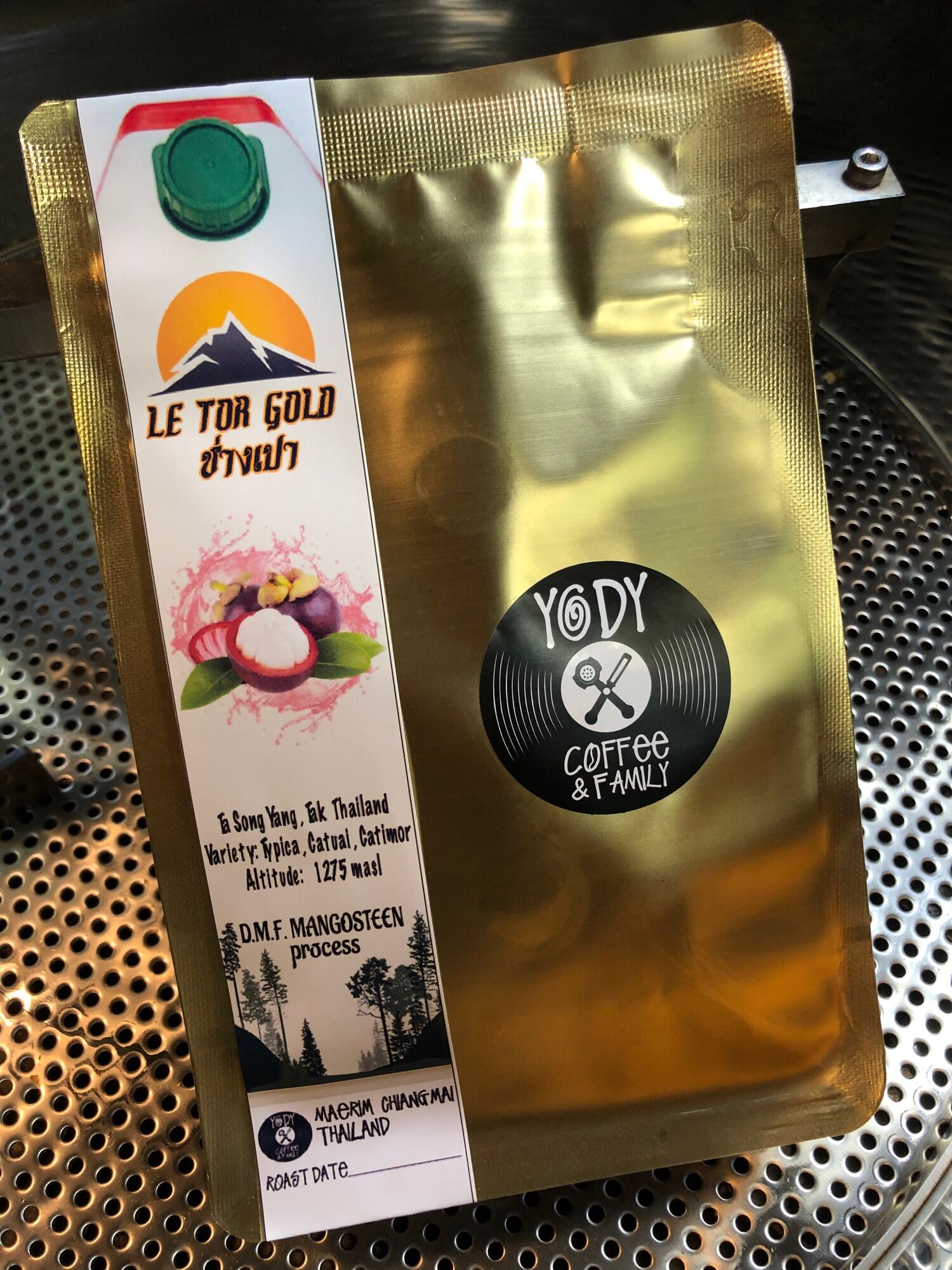 ช่างเปา le tor gold dry mixed fruit “มังคุด” process Yody Coffee 100 g ...