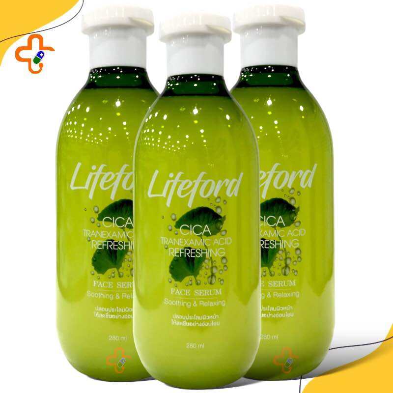 เซรัม สกัดจากใบบัวบก Lifeford CICA Tranexamic Acid Refreshing Face Serum 1ขวด | Lazada.co.th