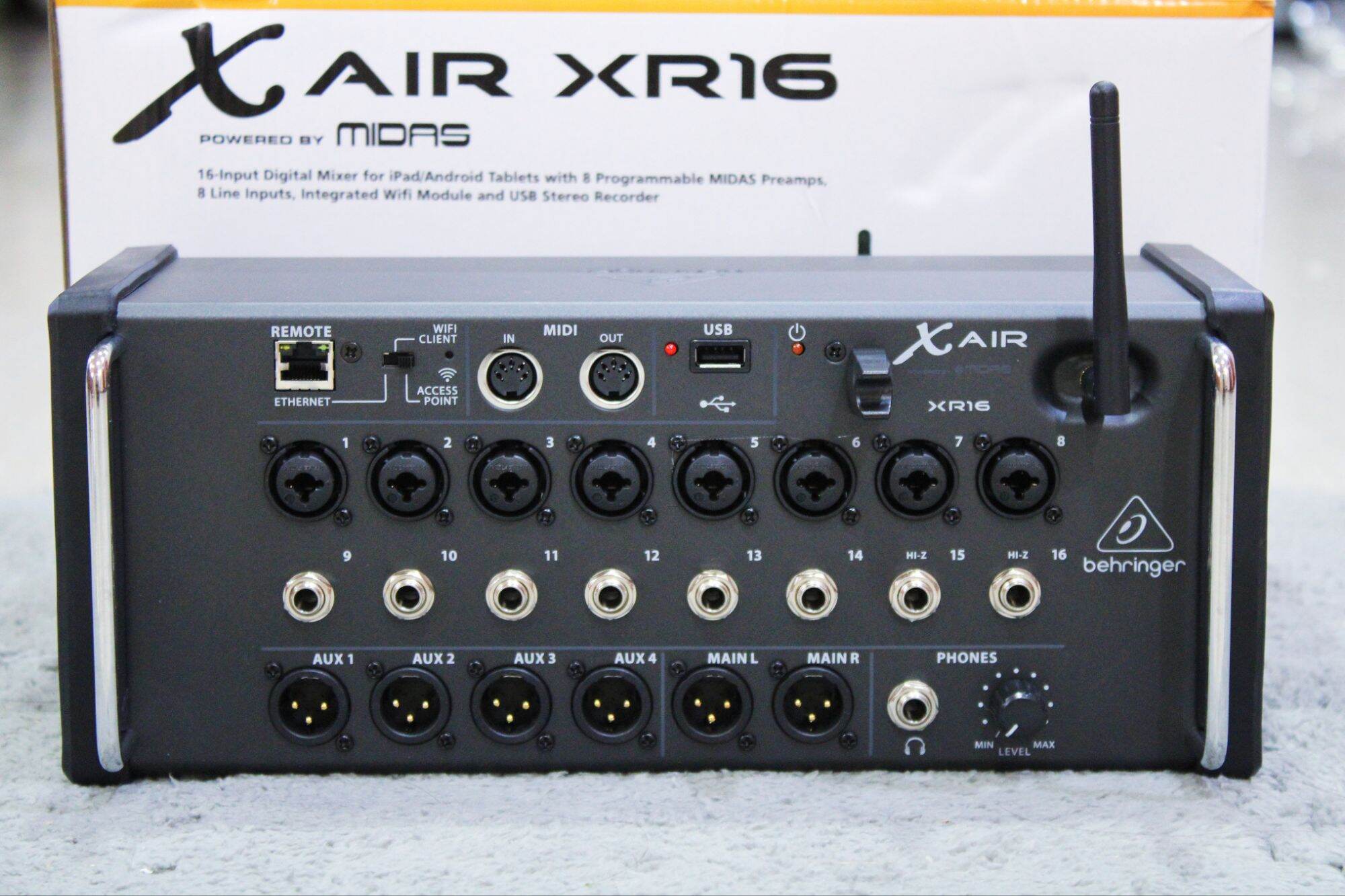 BEHRINGER X AIR XR12 มิกเซอร์ดิจิตอล 12 ชาแนล 4 ไมค์ มาพร้อมเทคโนโลยีป ...