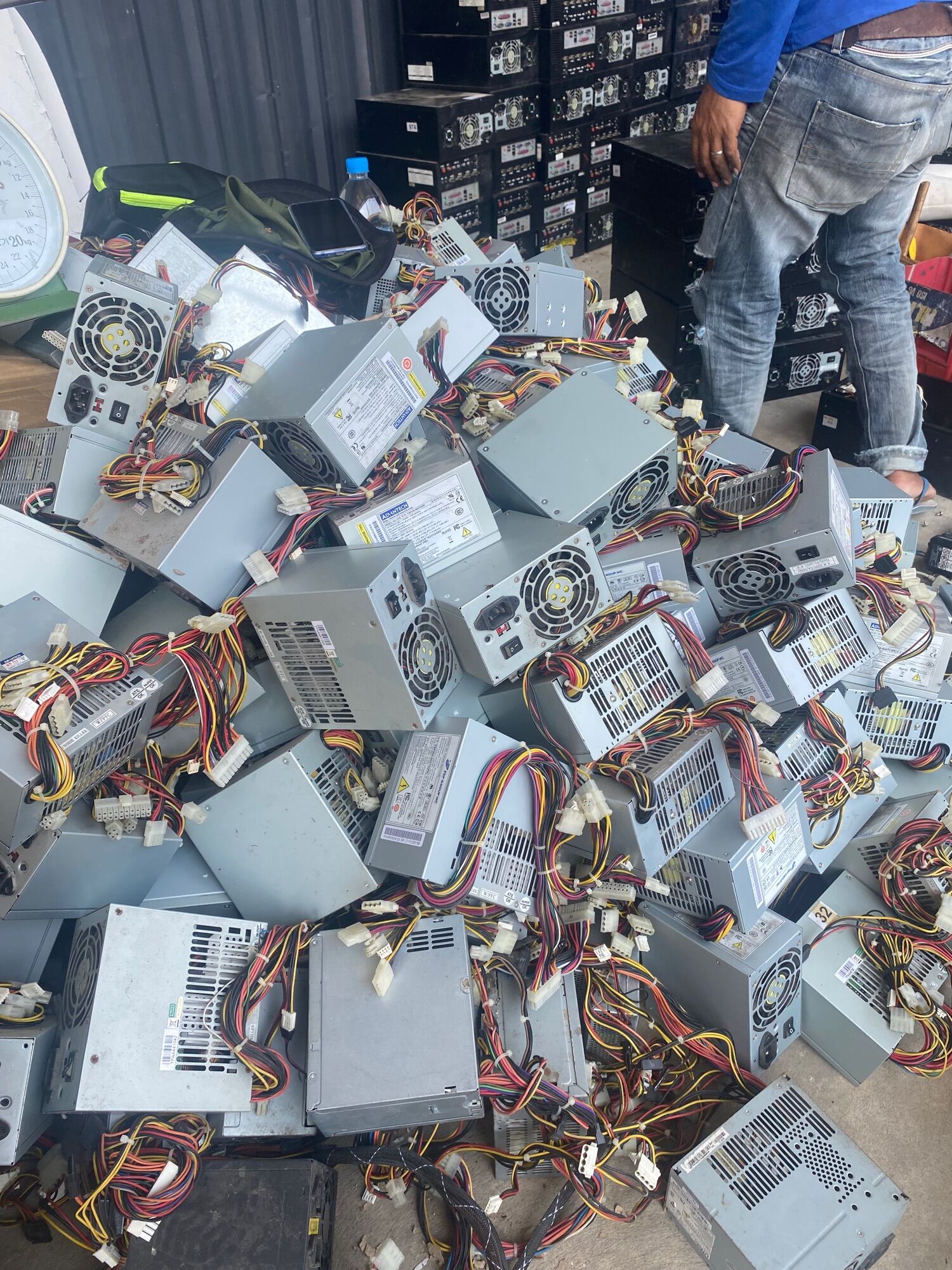 power Supply 550w for computer 20pin เพาเวอร์สำหรับคอมพิวเตอร์มือ2 หนัก 1.8กก.รับประกัน 1เดือน ...