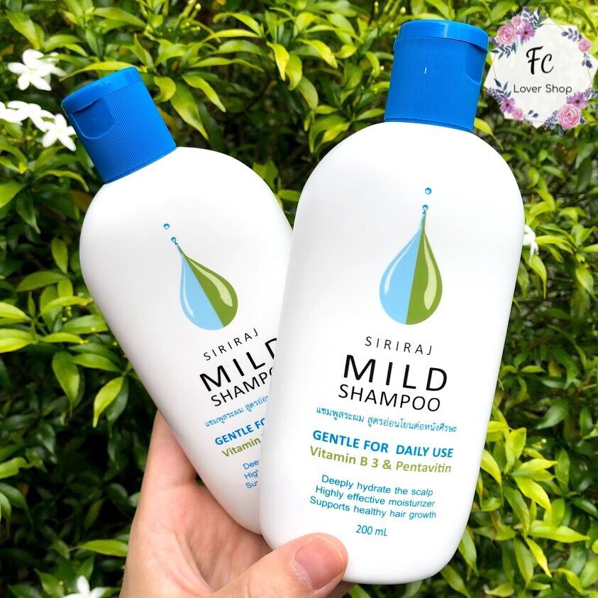 ยาสระผมศิริราช 2 ขวด MIld Shampoo สูตรอ่อนโยน แชมพูรักษาผมร่วง | Lazada ...