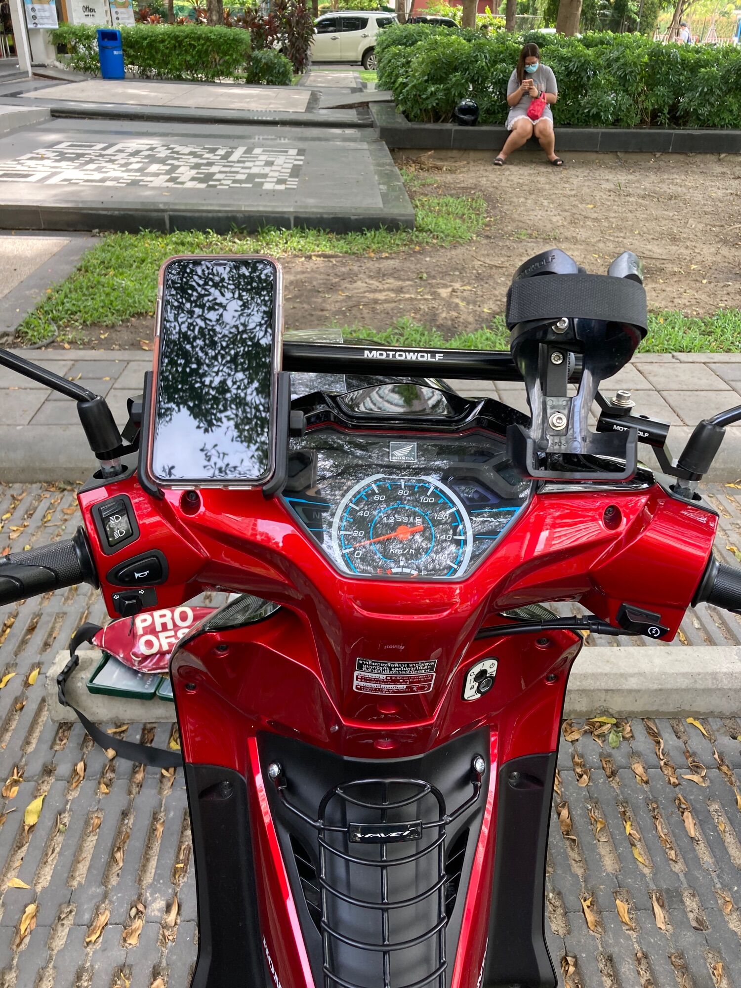 บาร์ยาว อลูมิเนียม Honda Wave 125 110 - Jpshop45 - ThaiPick