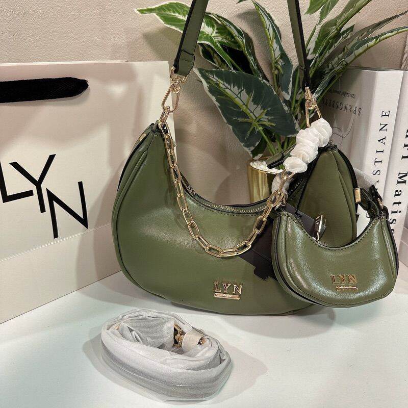 New กระเป๋าสะพายข้าง ทรงพรอช Lyn outlet New Collection 2023 | Lazada.co.th