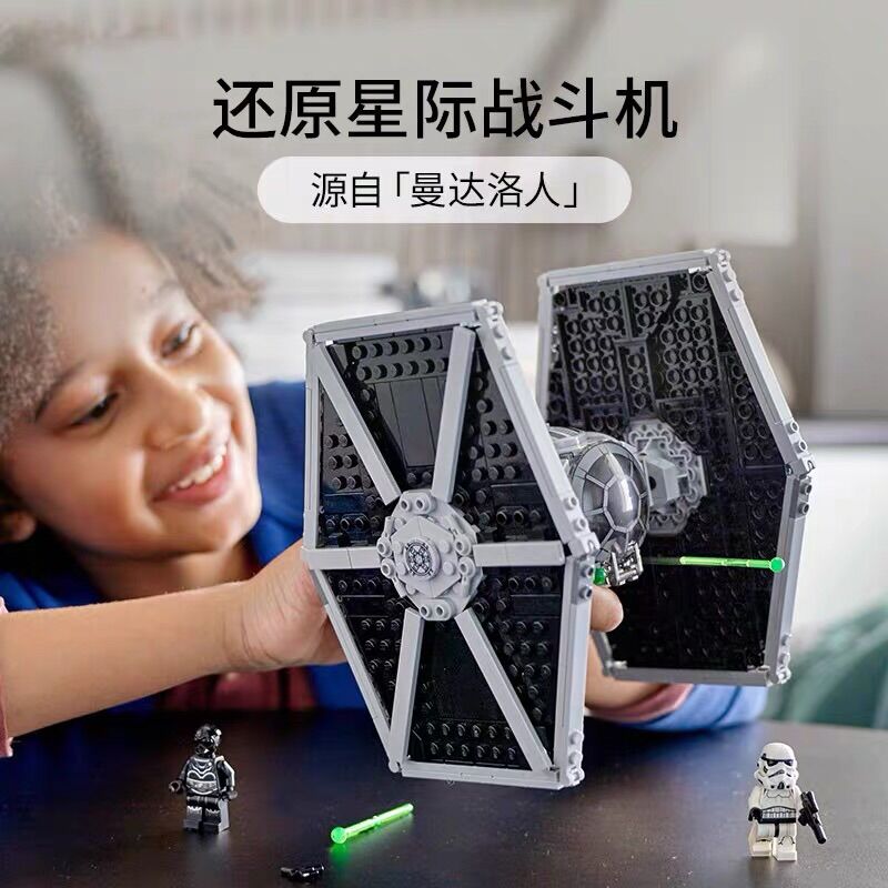 ตัวต่อเลโก้จีน LEGO 75300 Star Wars Empire Titanium Fighter childrens ...