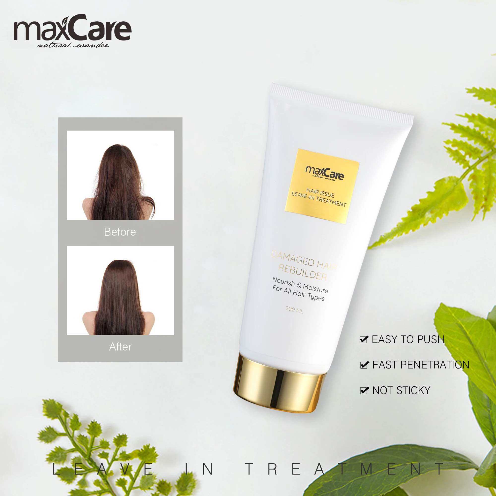 maxCare damage hair rebuilder 200 ml | Lazada.co.th