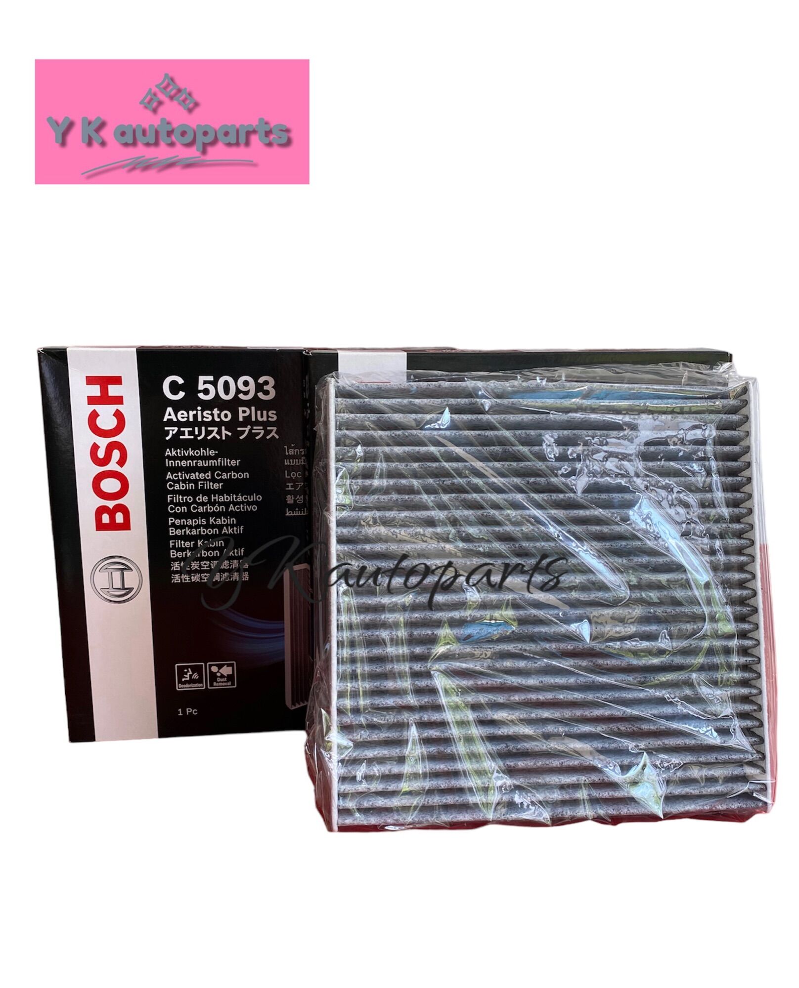 Bosch C5093 กรองแอร์คาร์บอน สำหรับรถ Subaru Legacy 03-15 Outback 04-09 ...