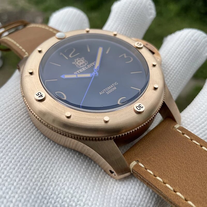 SteelDive 1951S Automatic NH35 Diver BIG SIZE 60mm watch - Luxury ...