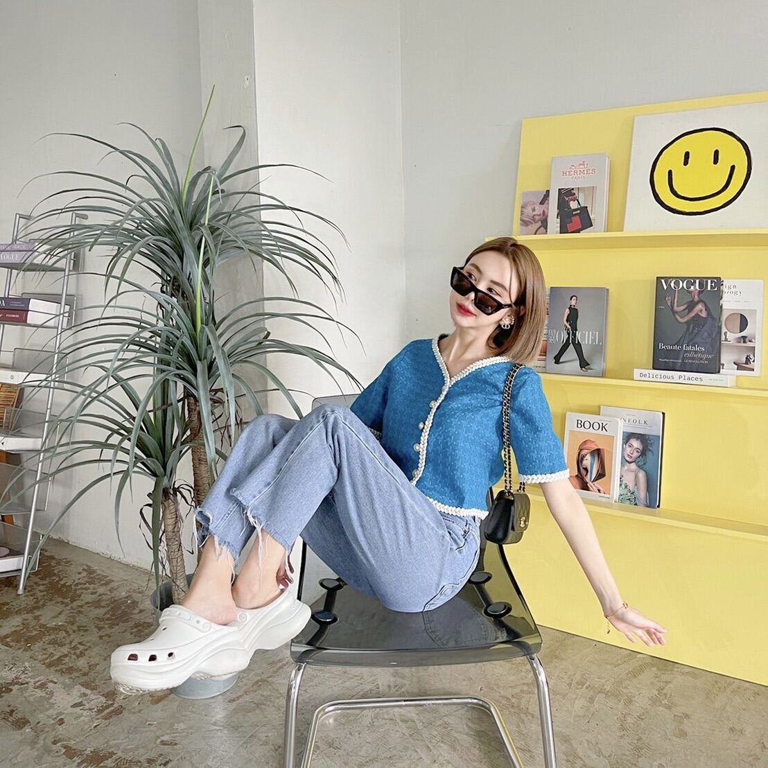 Bemingtop350 - Beming Tweed Top02 - BEMING.BKK - ThaiPick