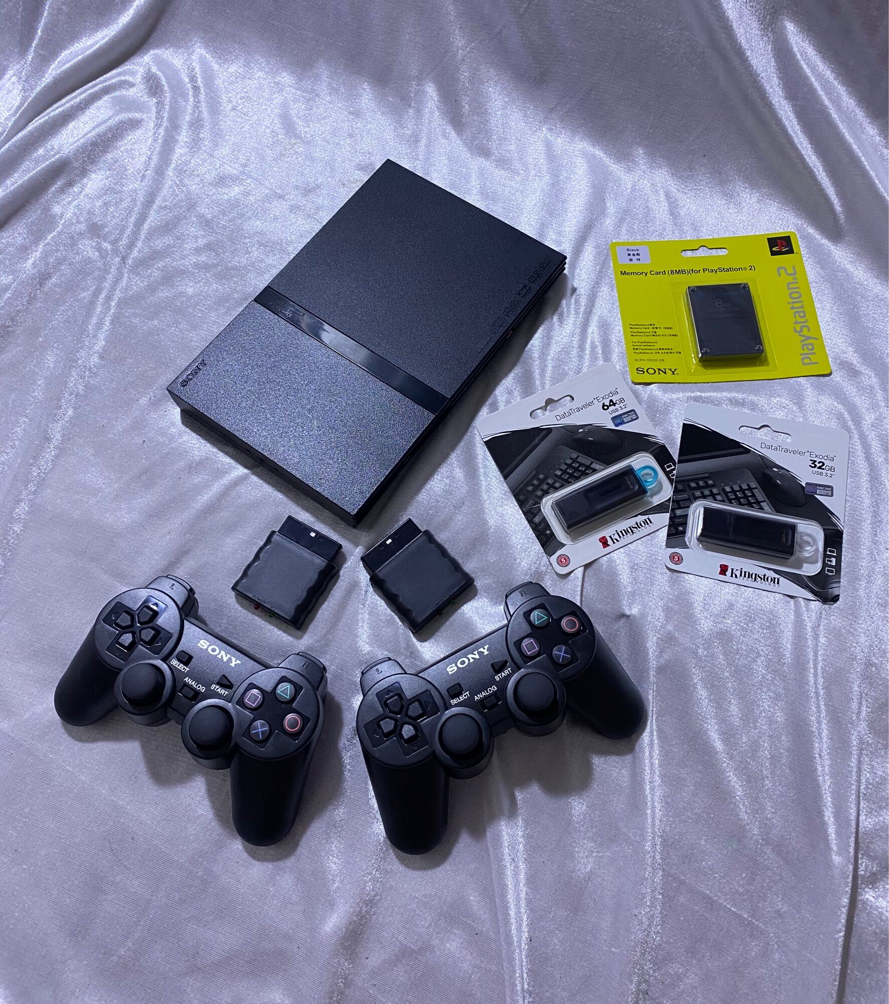 ps2 slim เล่นผ่าน usb ลงเกมส์ เสริมให้ด้วย เช่น super ...