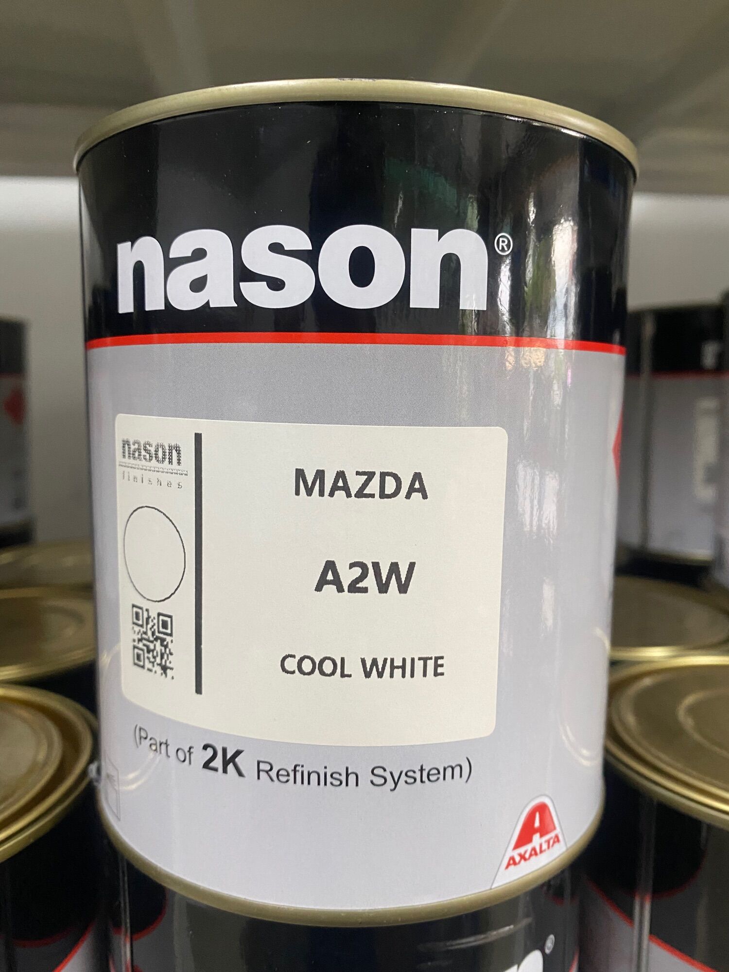 สีเบอร์ A2W สีเบอร์ Mazda A2W สีเบอร์ nason สีพ่นรถยนต์ สีพ่น ...