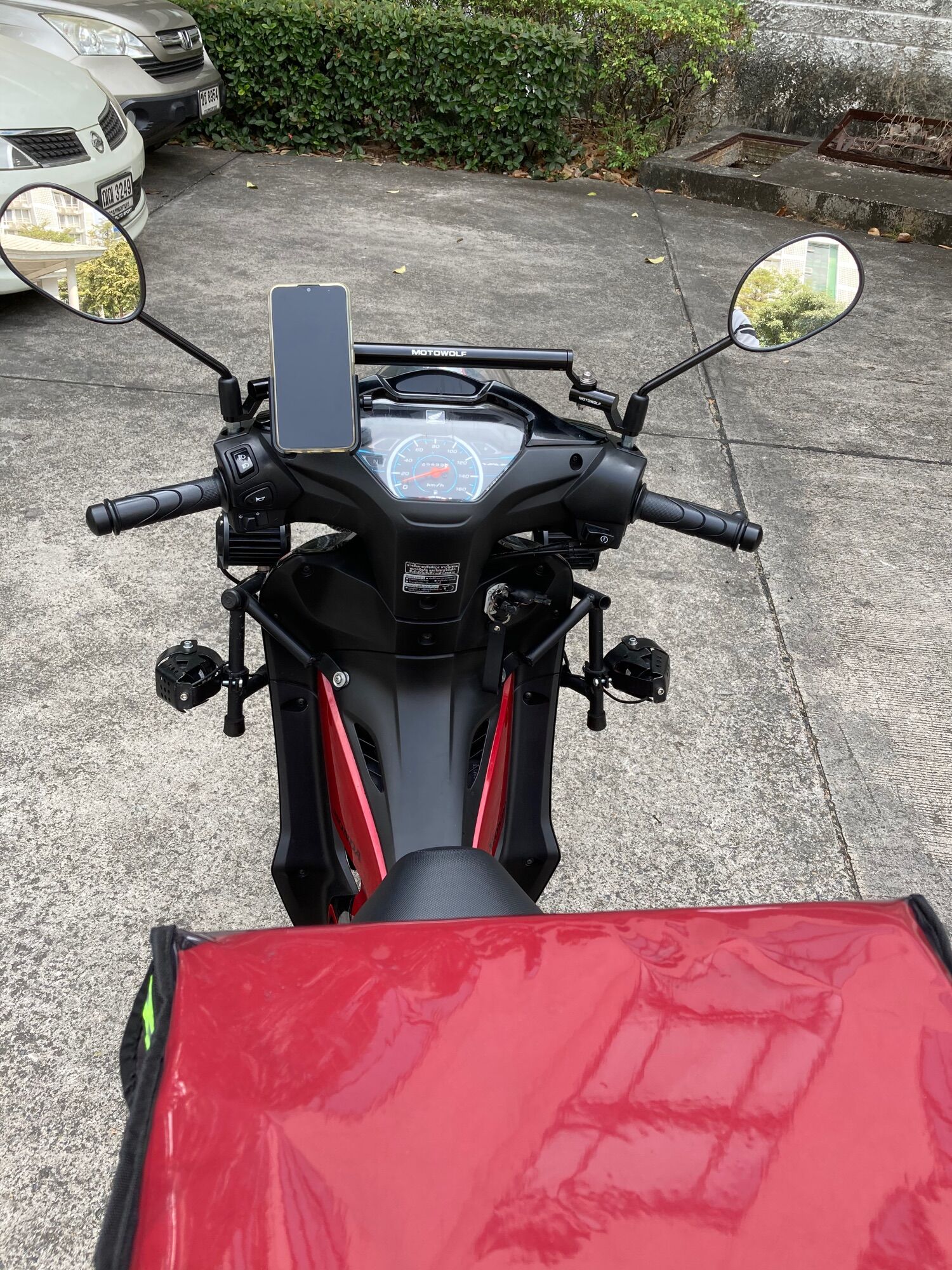 บาร์ยาว อลูมิเนียม Honda Wave 125 110 - Jpshop45 - ThaiPick