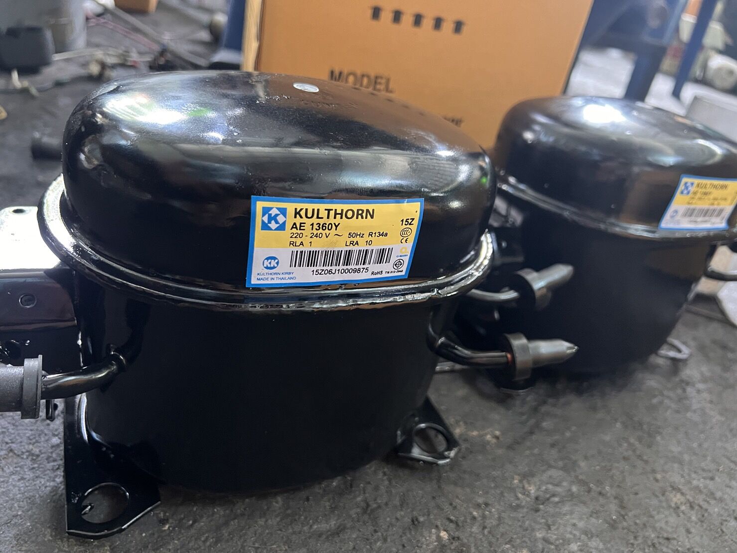 คอมตู้แช่ 2ประตู R134 - compressor - ThaiPick