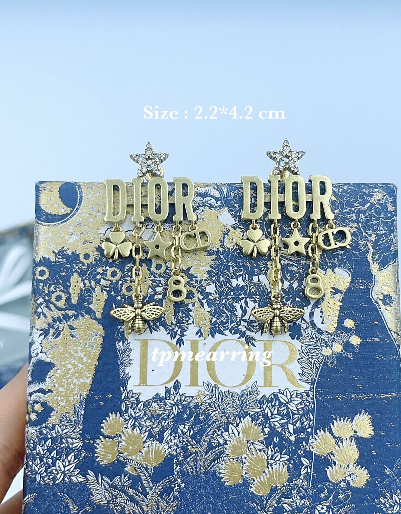 ต่างหู Dior ดิออร์ งาน Stamp รูปงานจริง มีคลิปงานให้ดูเพิ่มเติม - Tpm ...