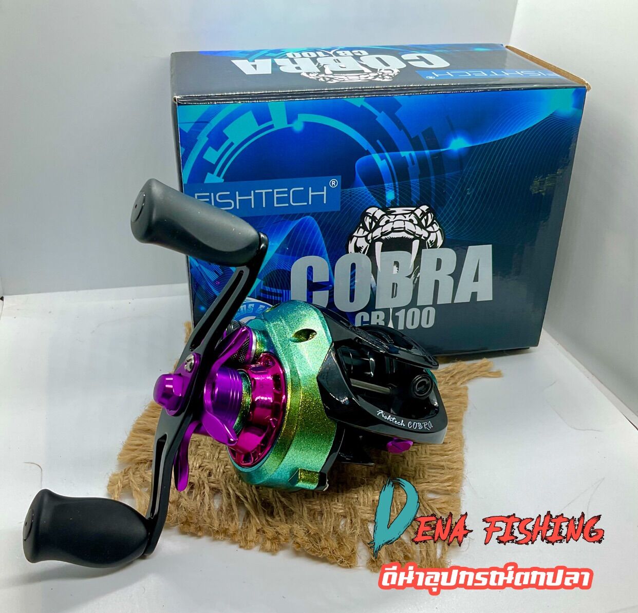 รอกหยดน้ำฟิชเทค คอบบร้า 2สีใหม่ แดงทองและเขียวปีกแมงทับ ((ซ้าย ...