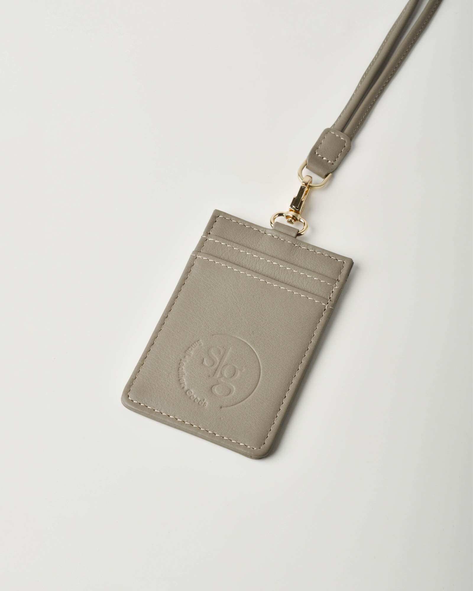 Slg ID card lanyard (ที่ใส่บัตรคล้องคอ) - สีเทา | Lazada.co.th