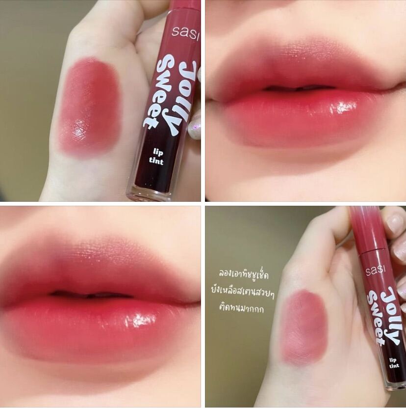 sasi ศศิ ลิปทินท์เนื้อเจลลี่ จอลลี่ สวีท ลิป ทินท์ Jolly Sweet Lip Tint - Shopboots - ThaiPick
