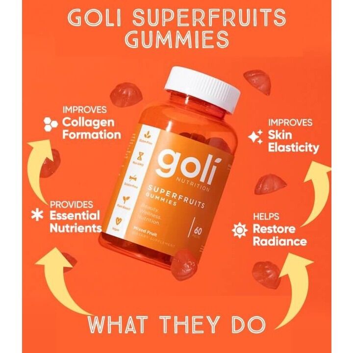 Goli Healthy Set, Apple Cider Vinegar,Ashwagandha,Superfruits and ...